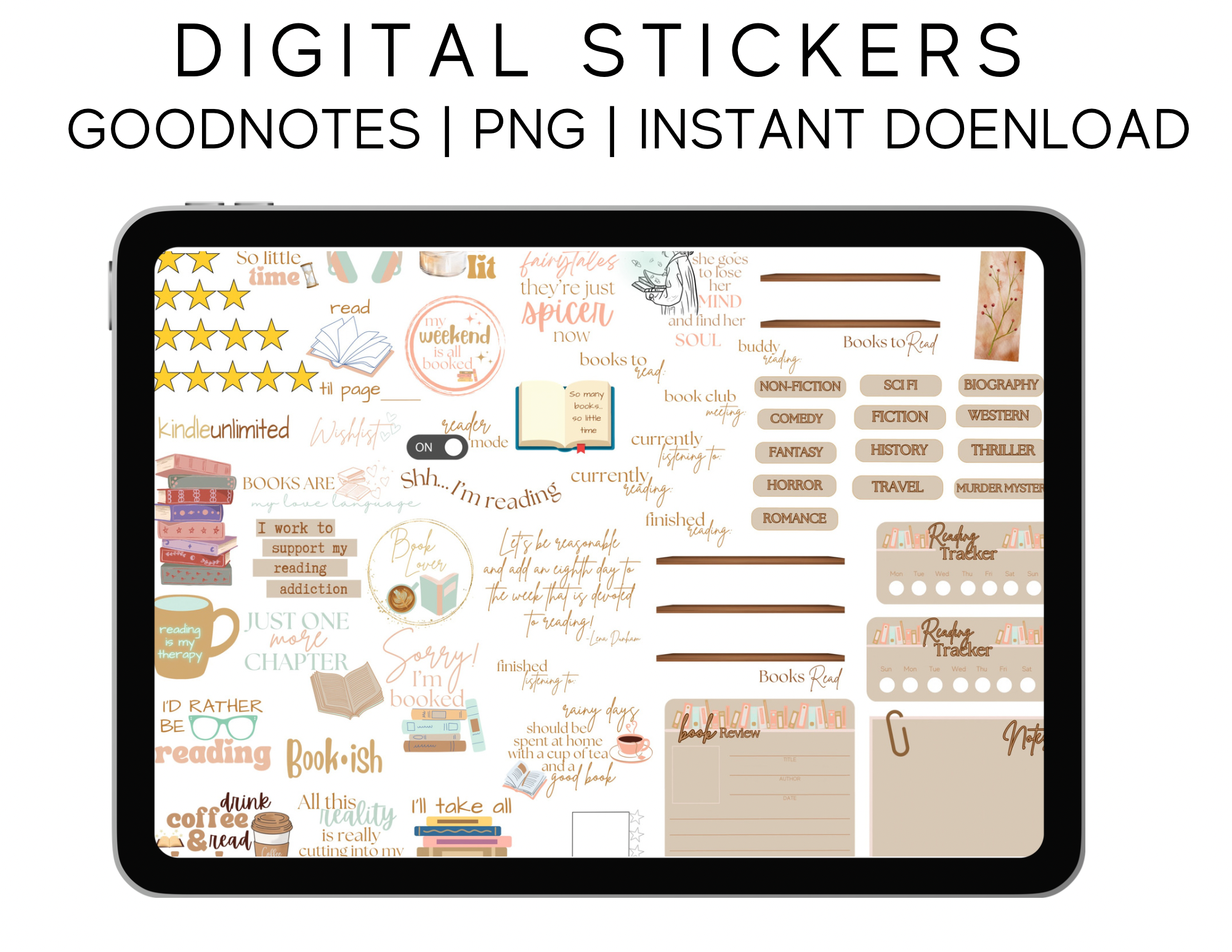 Reading Stickers – AshLee Digital Studio